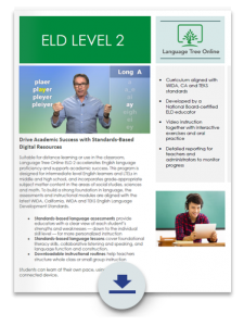 Online English Language Development (ELD Level 2) - Language Tree ...